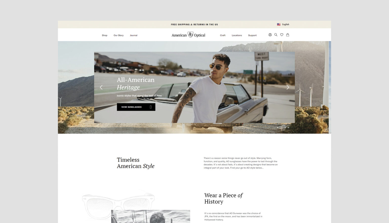 American Optical Website Design by Comrade Digital Marketing Agency ...
